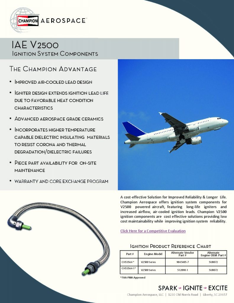 Ignition Systems Turbine - Champion Aerospace