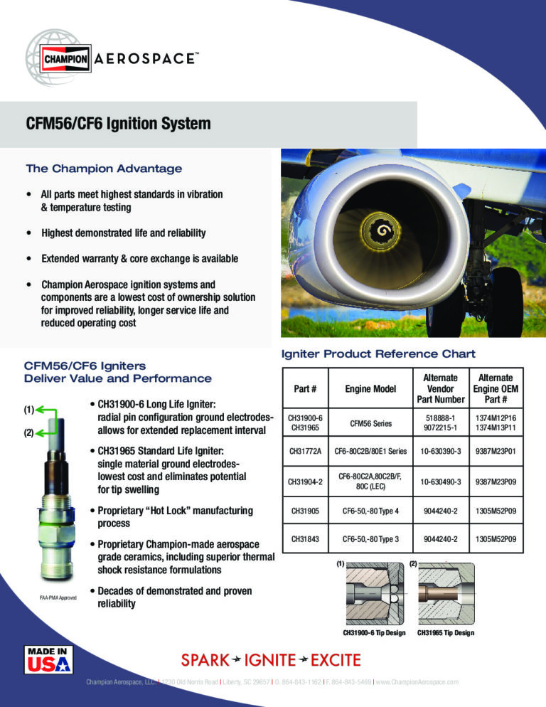 Turbine Ignition Systems - Champion Aerospace