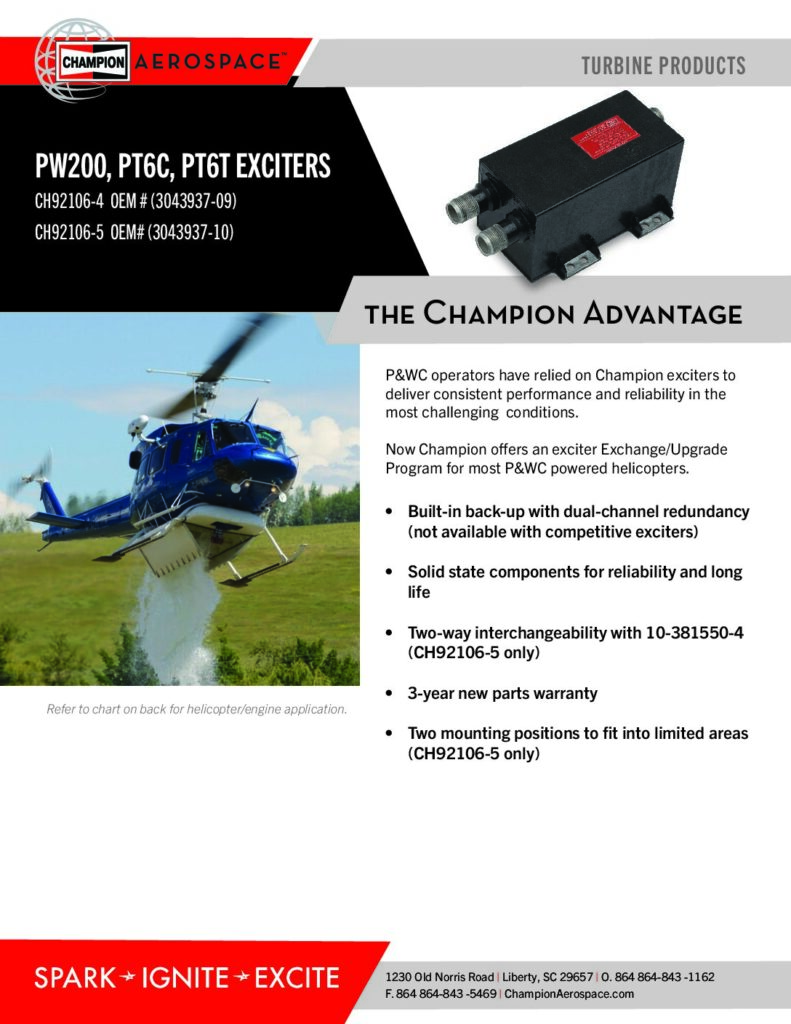 Main Products Archives - Champion Aerospace