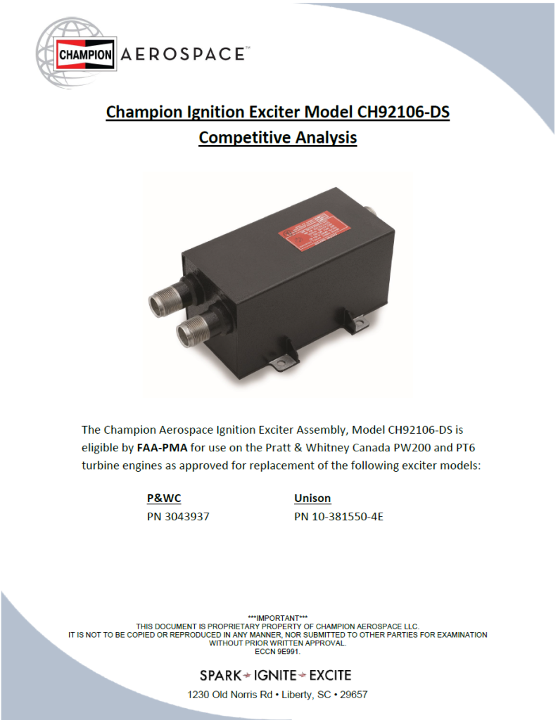 Exciters - Champion Aerospace