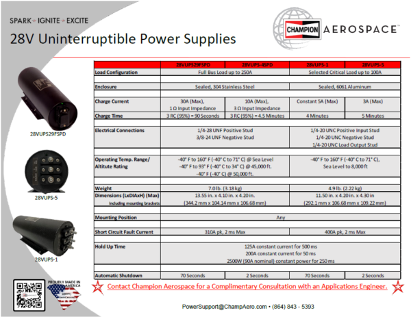 UPS - Champion Aerospace